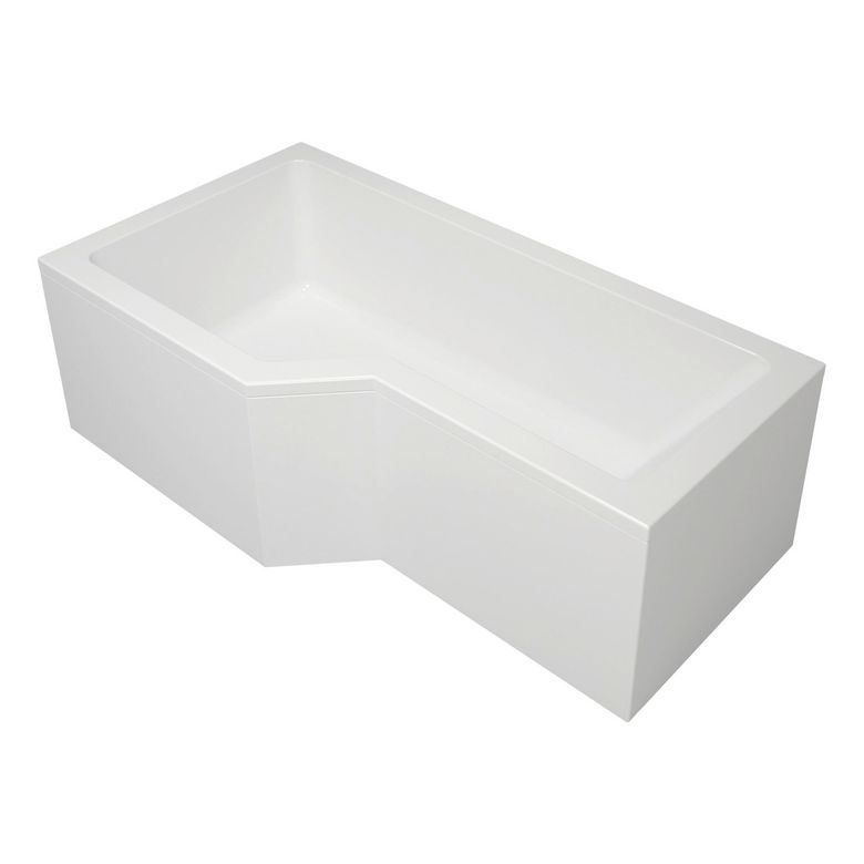 Baignoire droite acrylique AUDACE 2 version gauche | Lapeyre