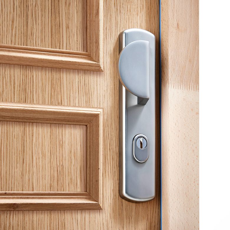 Bloc-porte palier EI30 Chêne ASTRID 2 - 38 dB - 3 points - Lapeyre