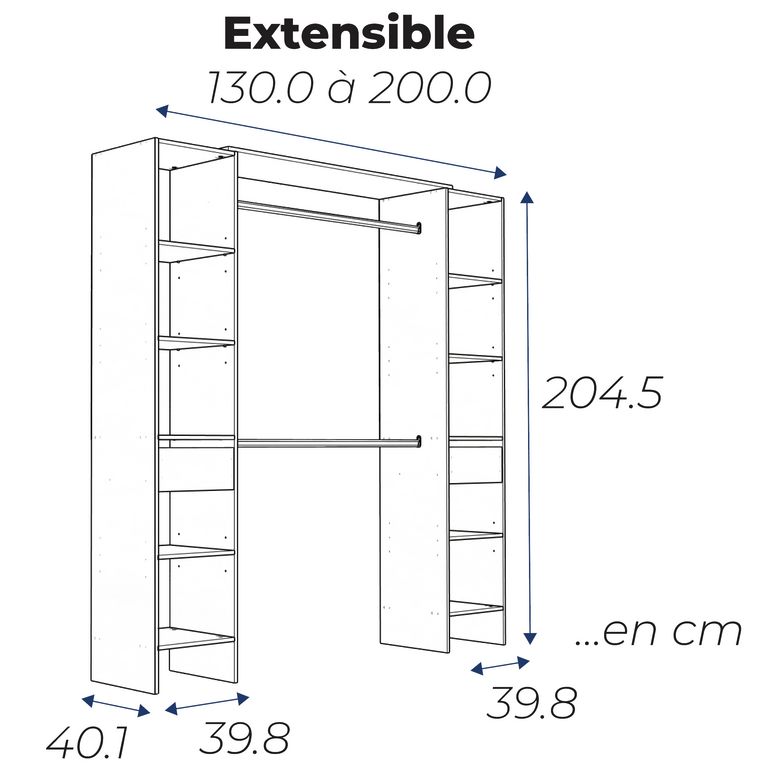 Kit dressing prêt a poser Rivera blanc-Lapeyre